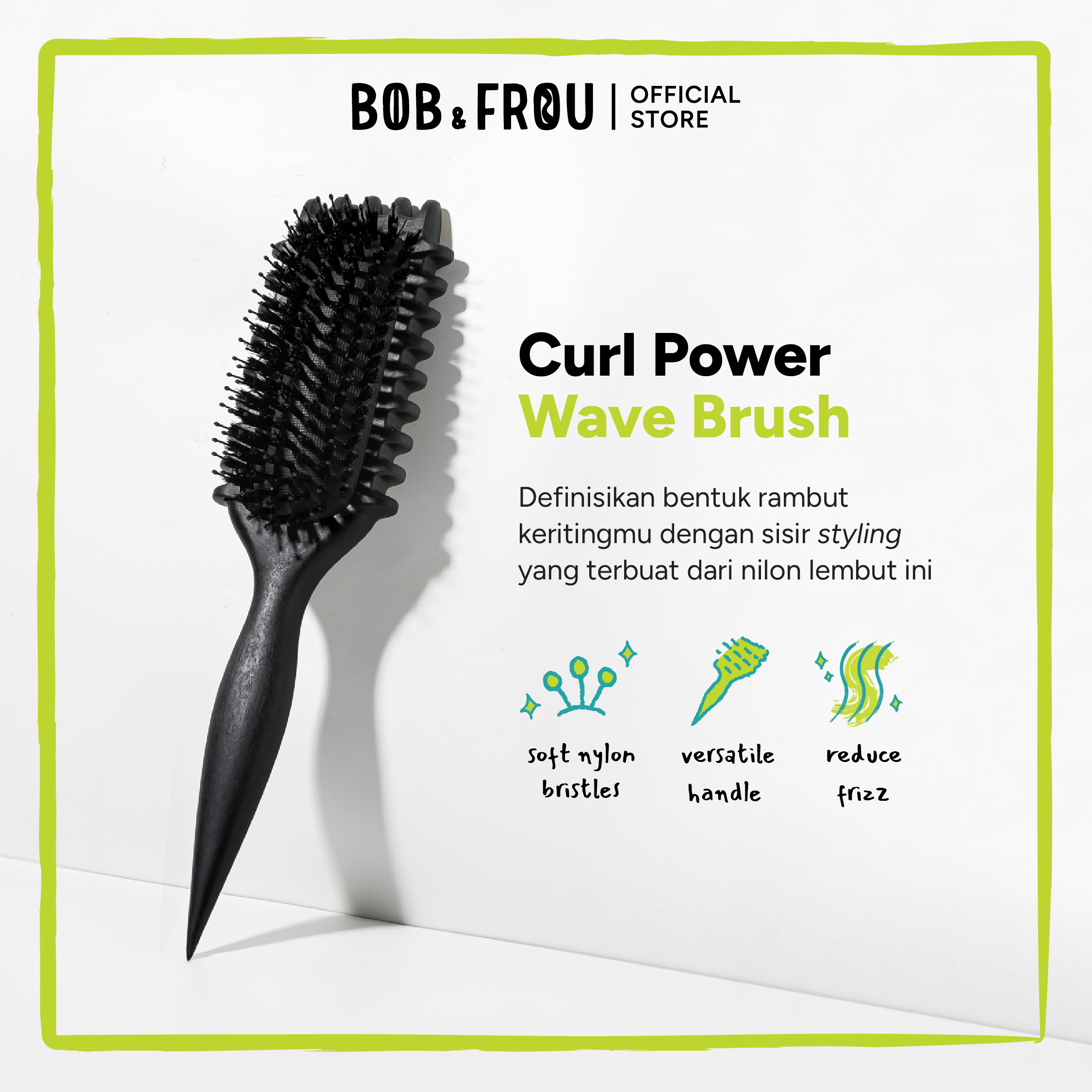 CURL POWER WAVE BRUSH – BOB & FROU
