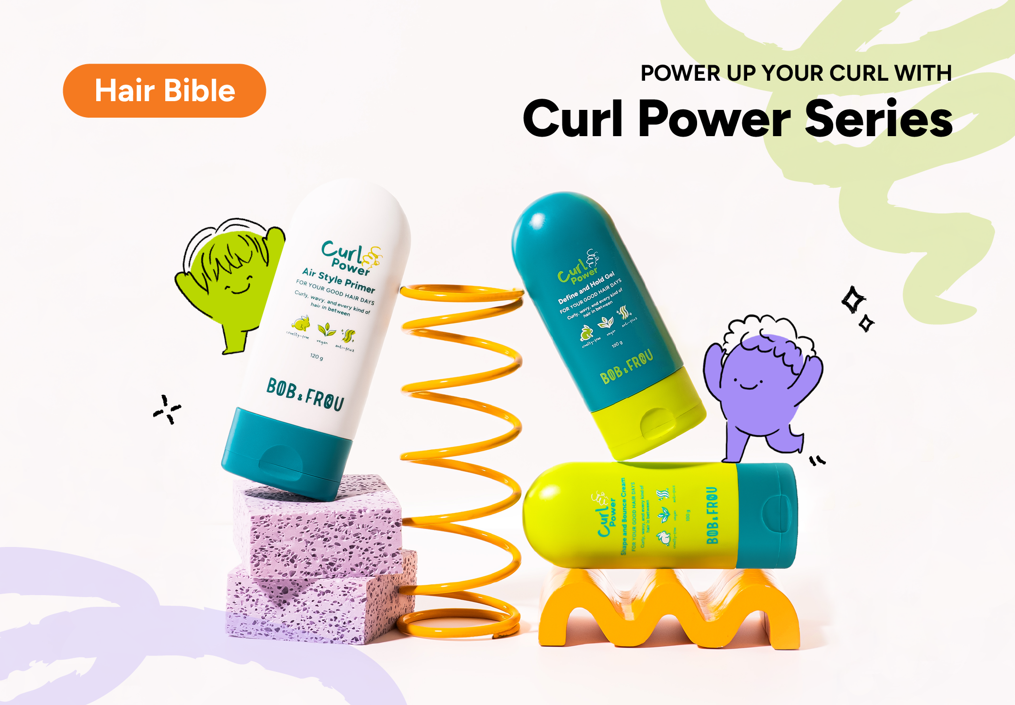 Hair Bible | Power Up Your Curl With Power Series – BOB & FROU